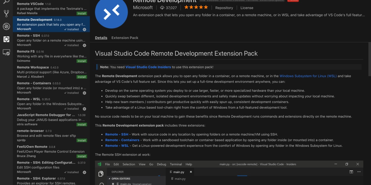 尝试一下 VSCode Remote 开发 Node 应用